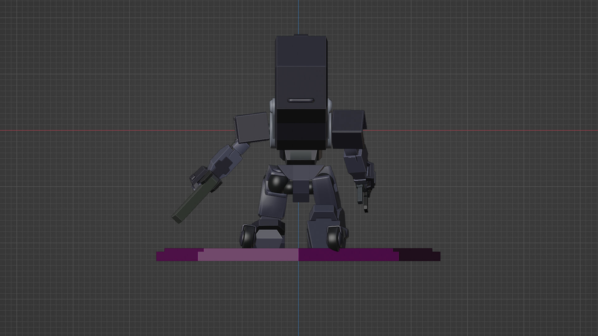 Burai Kneeling MG and Tonfa - 3D Print Model by Redclay777