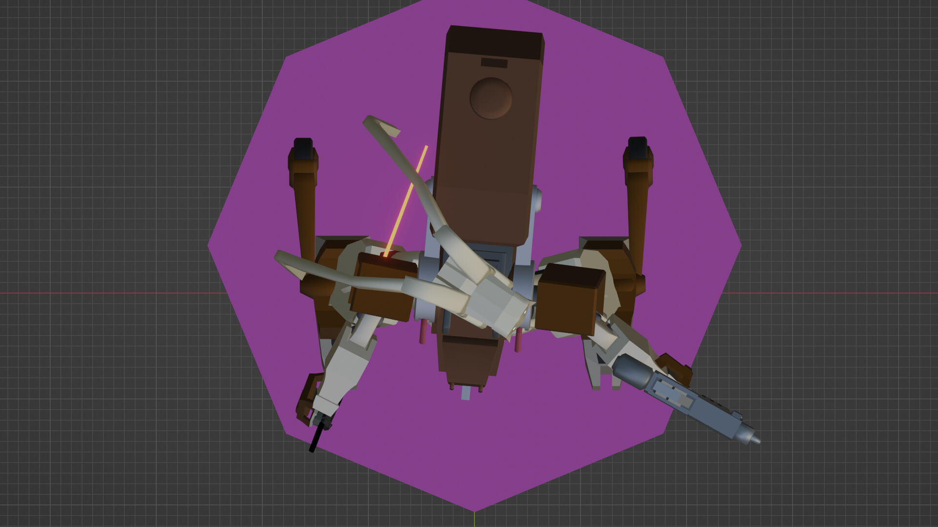 Burai Custom MG and Sword - 3D Print Model by Redclay777