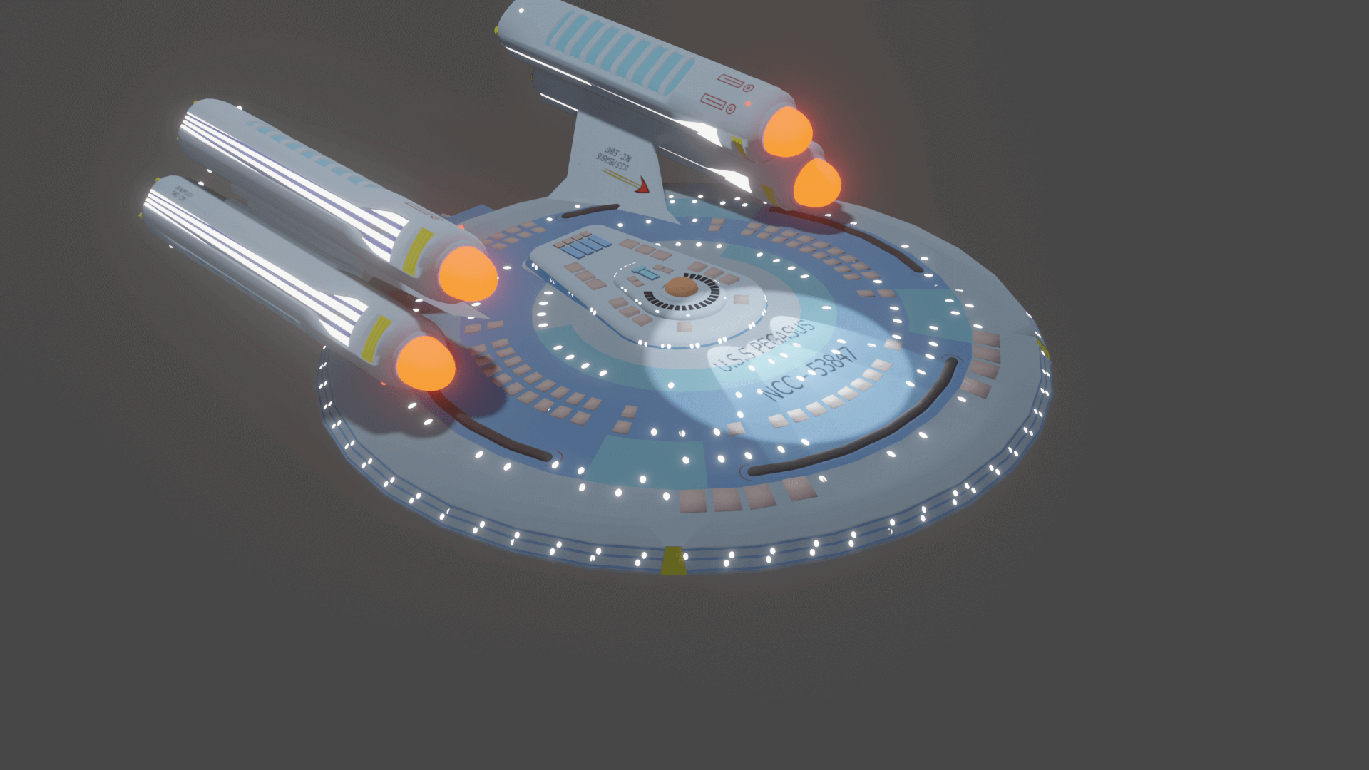 Pegasus Ambassador KitBash 001 3D Render by Redclay777