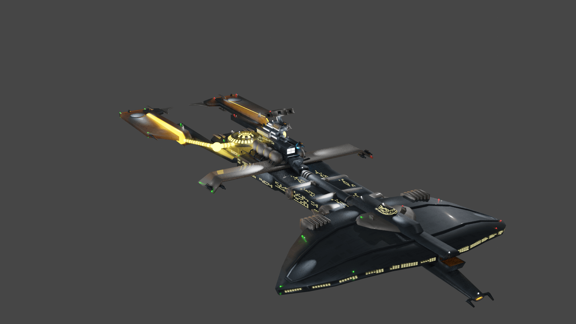 Star Trek Ambassador Concept Art, By Greg Winters 3D Render