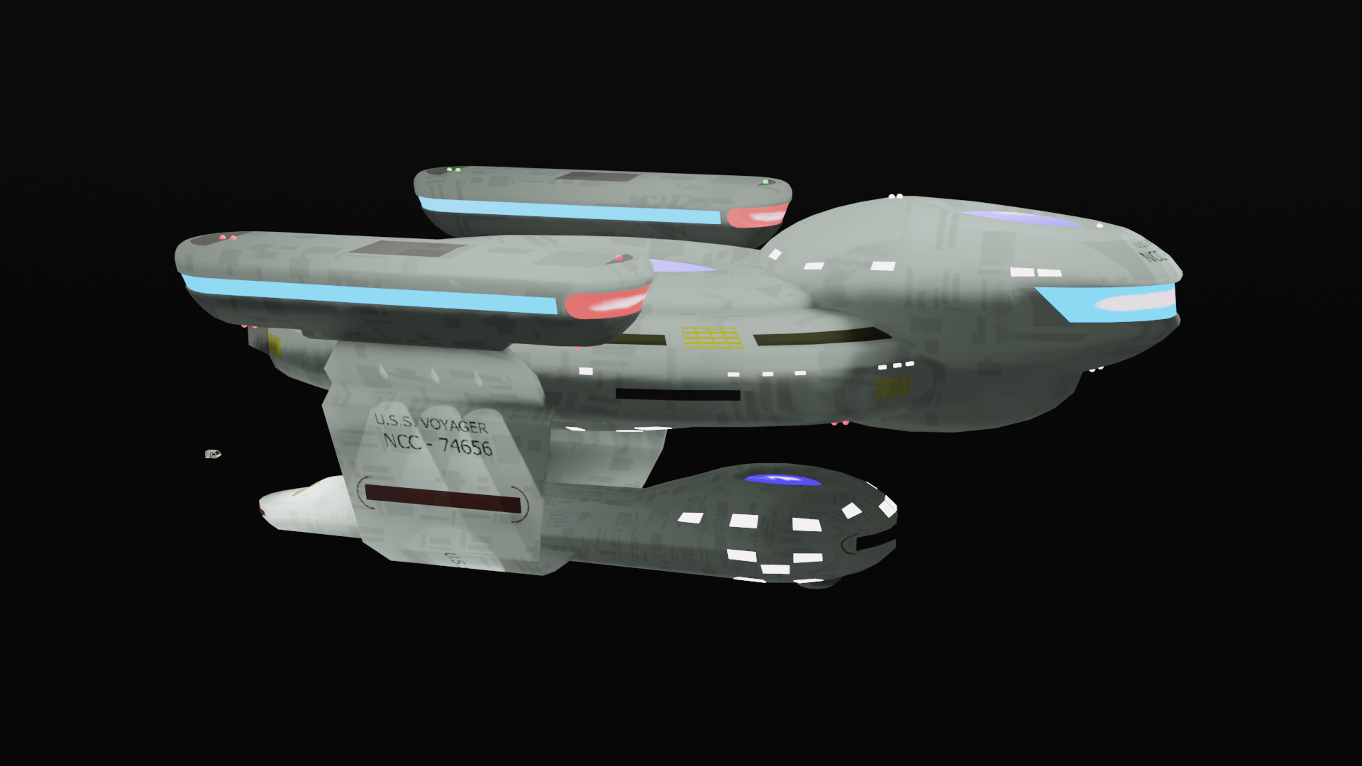 Star Trek The Voyager that never Voyaged, 3D Model 3D Render