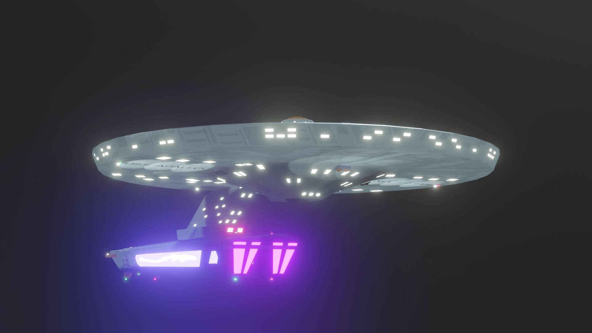 USS Apallo NCC-17706 (Apollo) 3D Render by Redclay777