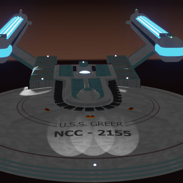 USS Galaxy NX-1990 3D Render | RenderHub Gallery