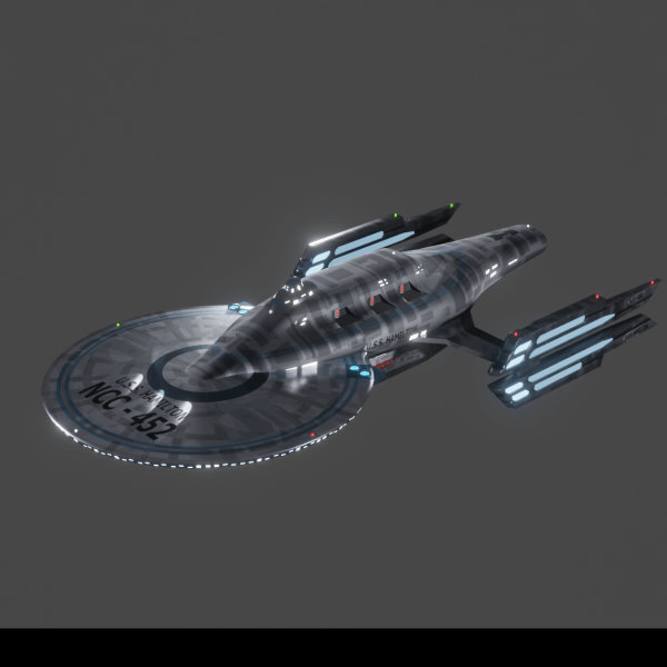 USS Exeter NCC1788 3D Render | RenderHub Gallery