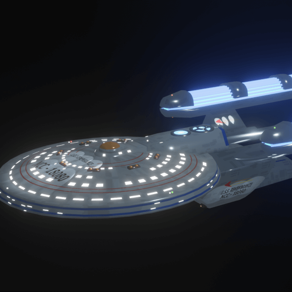 USS Chekov NCC-57302 3D Render | RenderHub Gallery