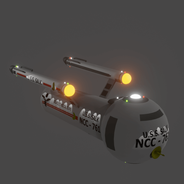 USS Nelson NCC-4555 3D Render | RenderHub Gallery
