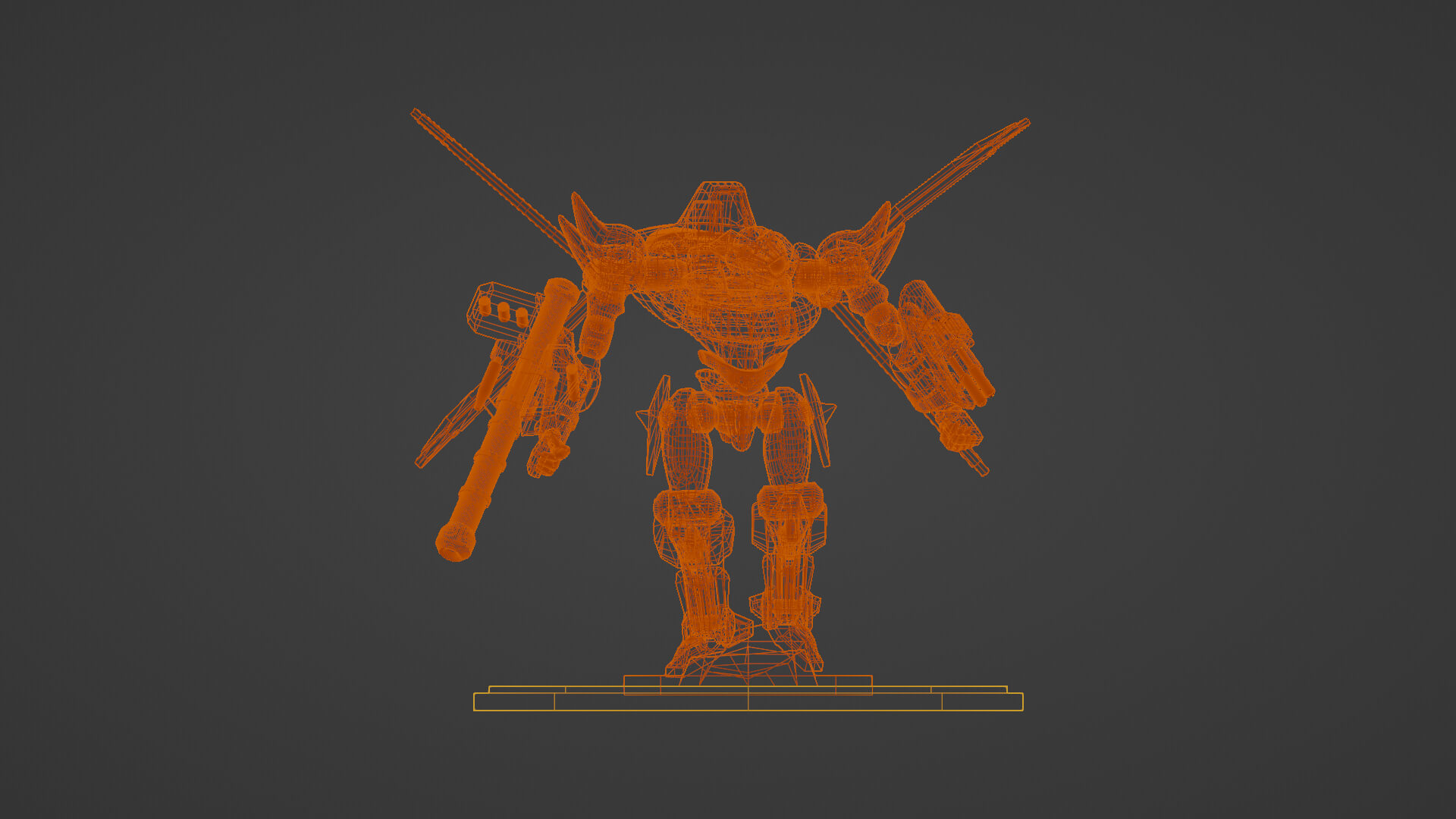 Gekka Flying MG AG - 3D Model by Redclay777