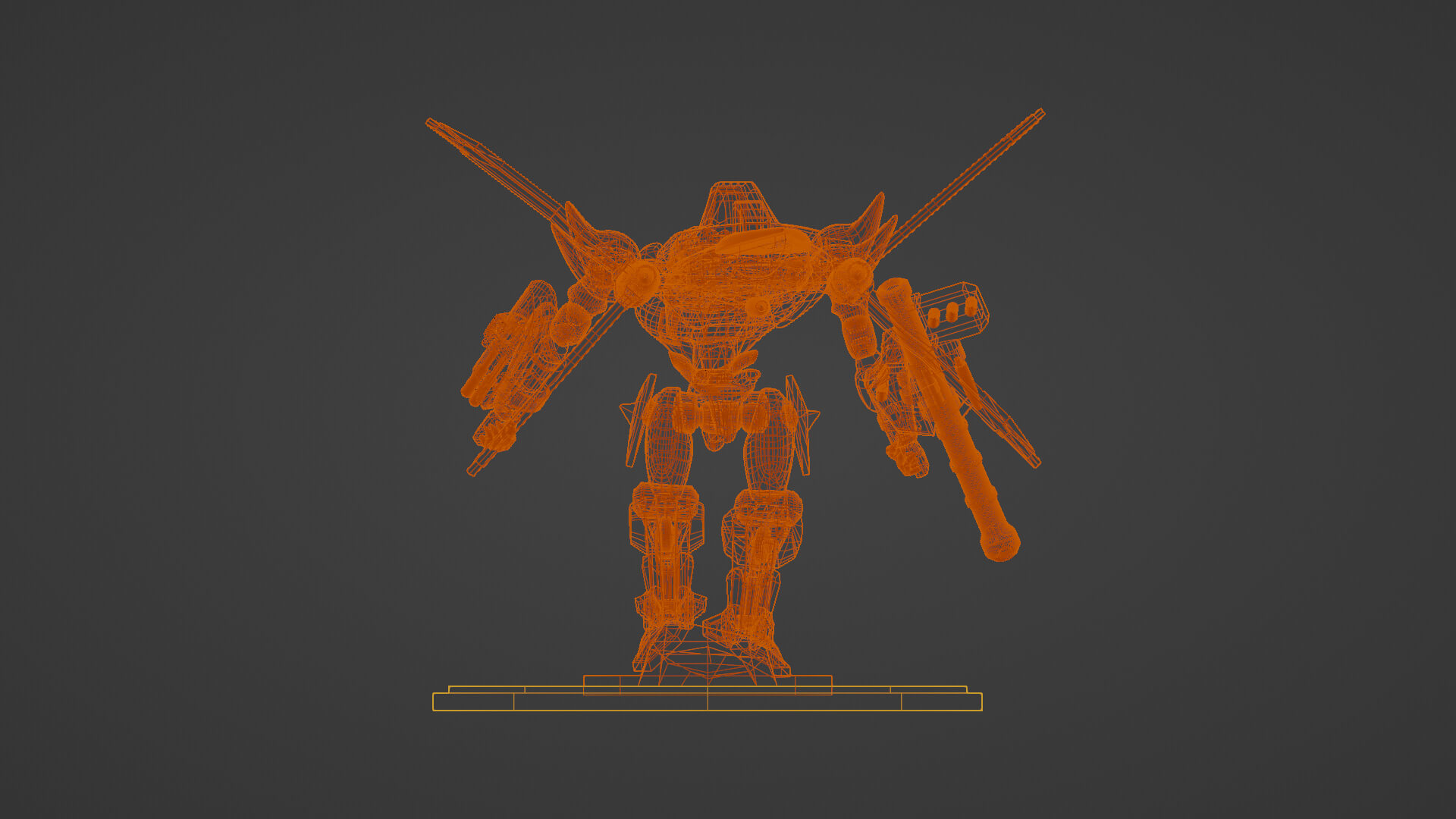 Gekka Flying MG AG - 3D Model by Redclay777