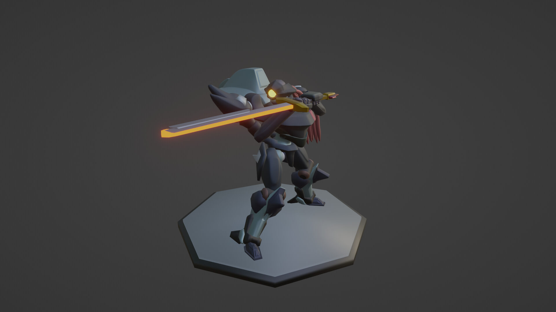 Gekka Tohdoh High Stab - 3D Print Model by Redclay777