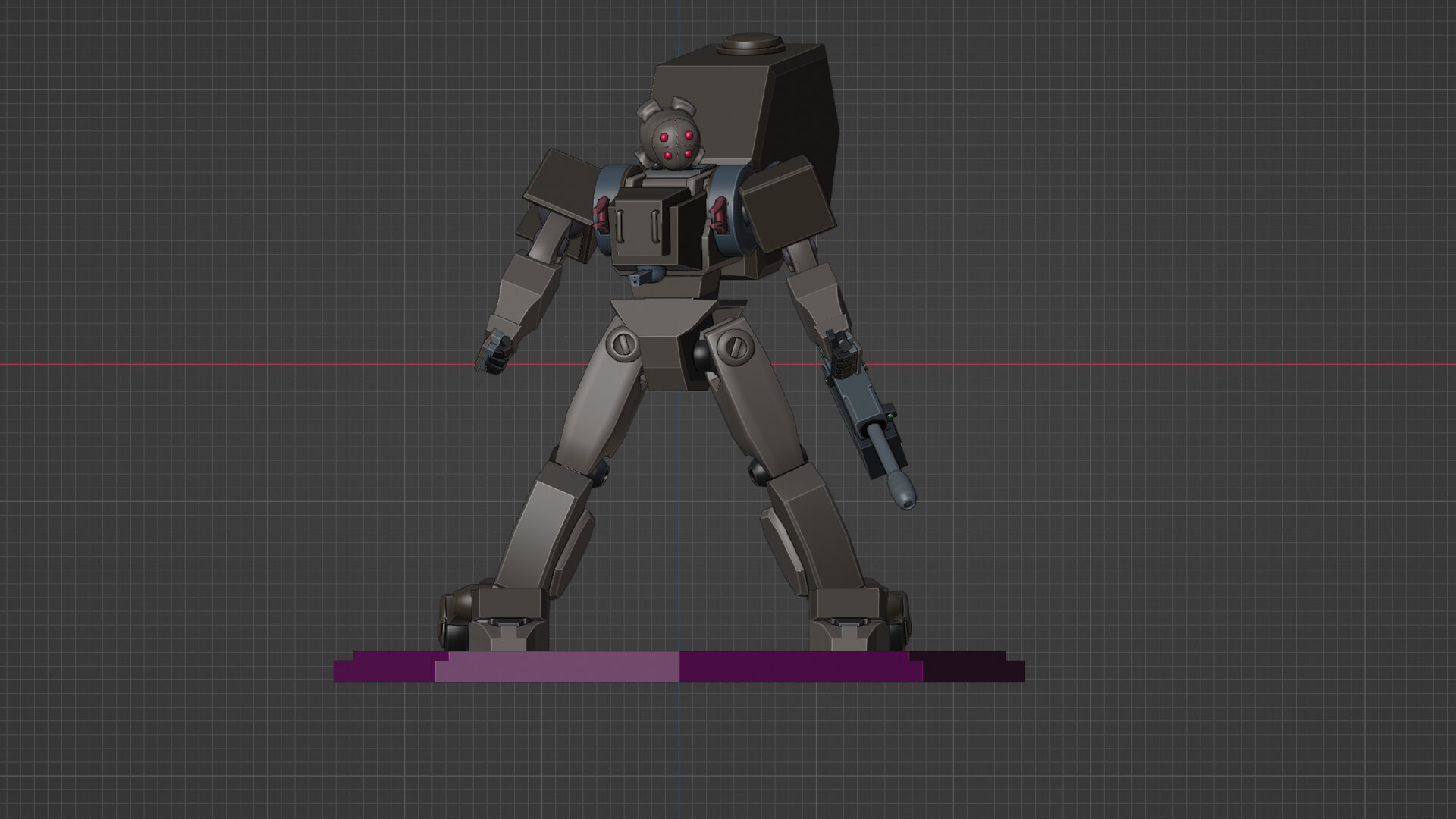 Glasgow Bazooka Under Arm - 3D Model by Redclay777