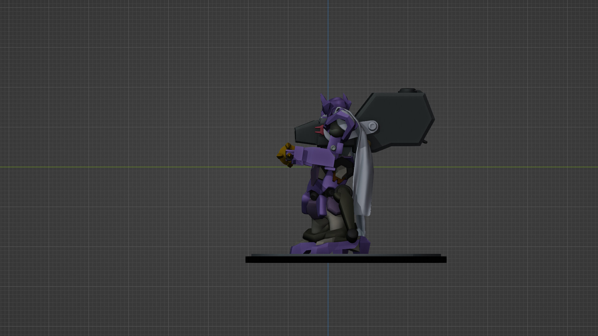 Gloucester Base Cape Shoulder Side Thrust - 3D Model by Redclay777