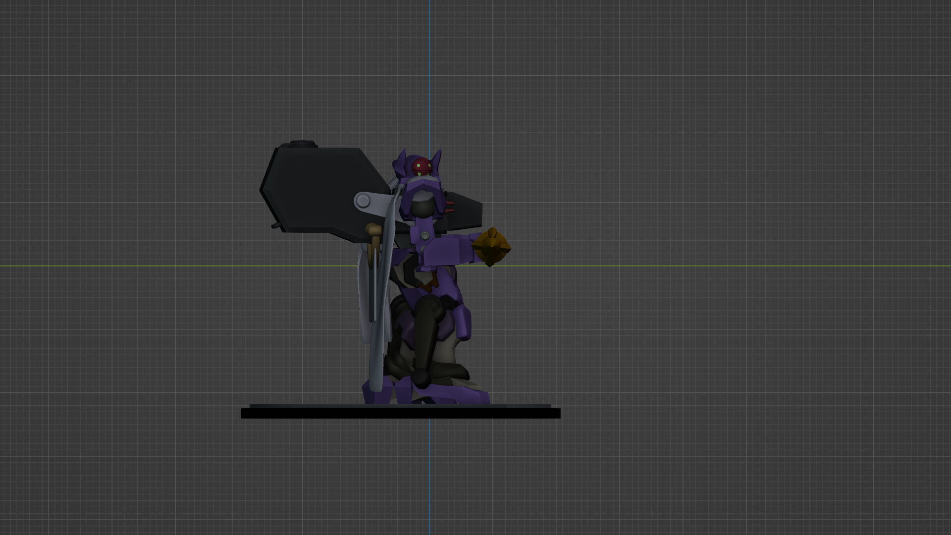 Gloucester Base Cape Shoulder Side Thrust - 3D Model by Redclay777