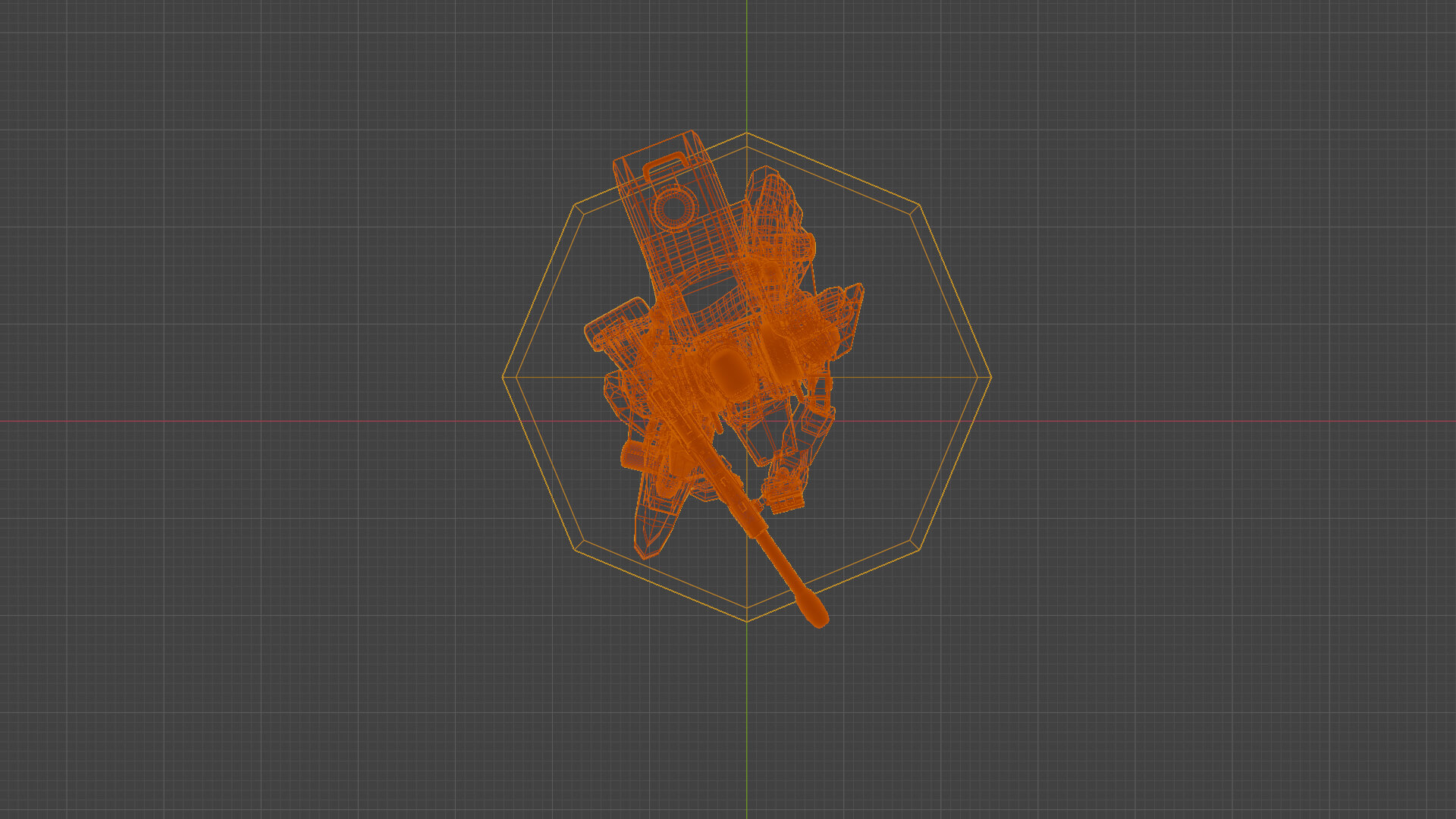 Gloucester Bazooka Shoulder on Knee with Cape - 3D Model by Redclay777