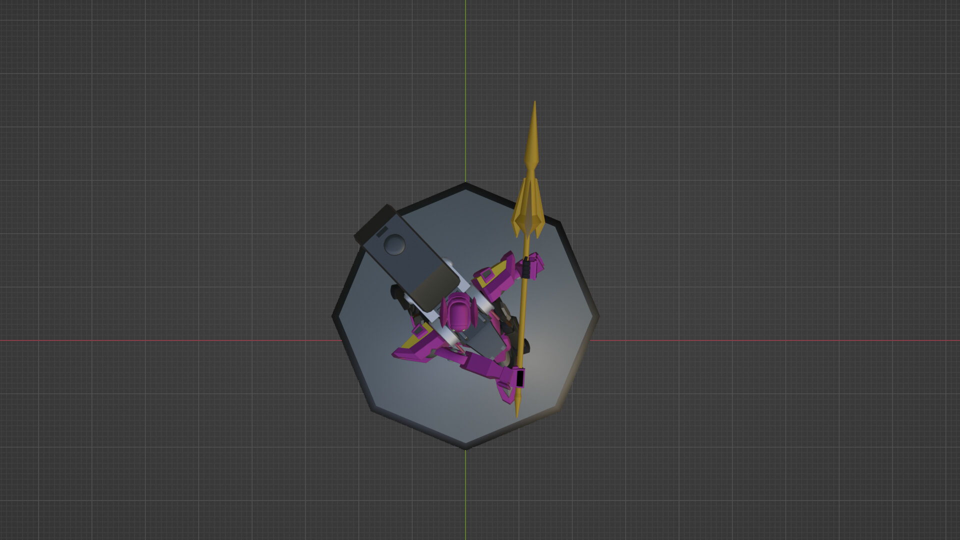 Gloucester Spear High Swing Start Wo Cape - 3D Model by Redclay777