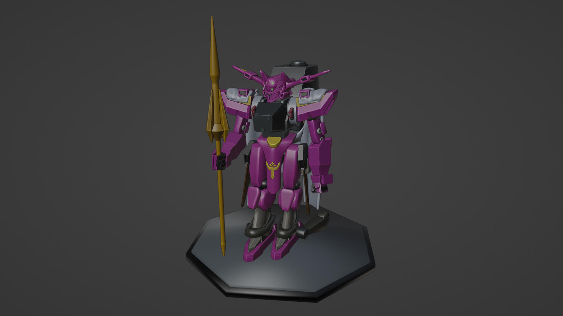Gloucester Cornelia Spear Pose Standing - 3D Model by Redclay777