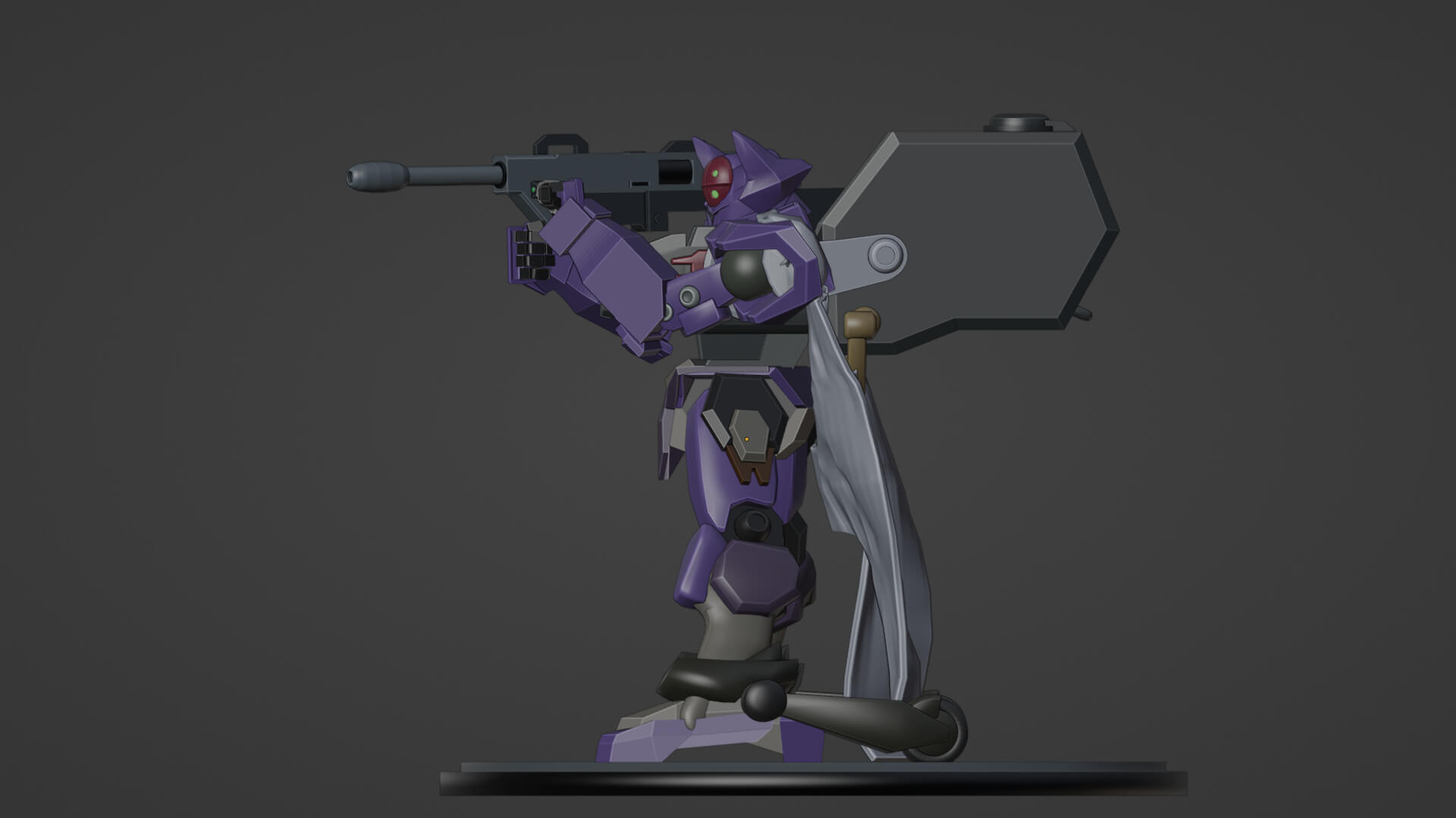 Gloucester Shoulder Bazooka Shoulder Standing W/Cape - 3D Model by ...