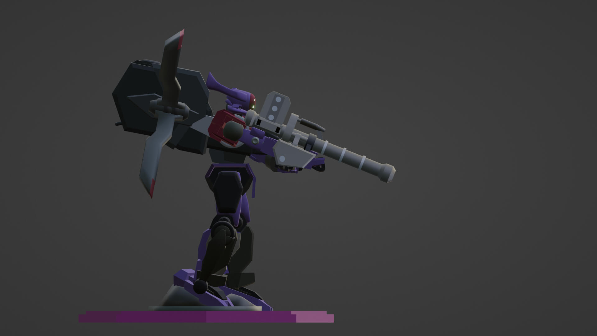 Knightmare Sutherland Orange Flying Ag Bazooka - 3D Model by Redclay777