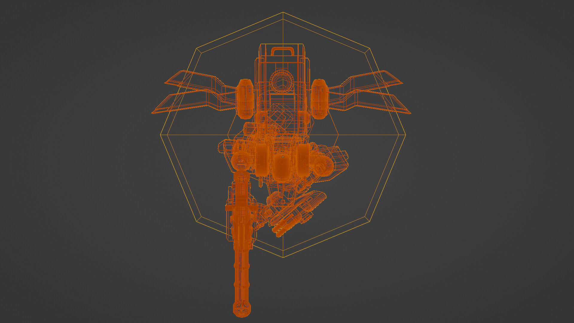 Knightmare Sutherland Orange Flying Ag Bazooka - 3D Model by Redclay777