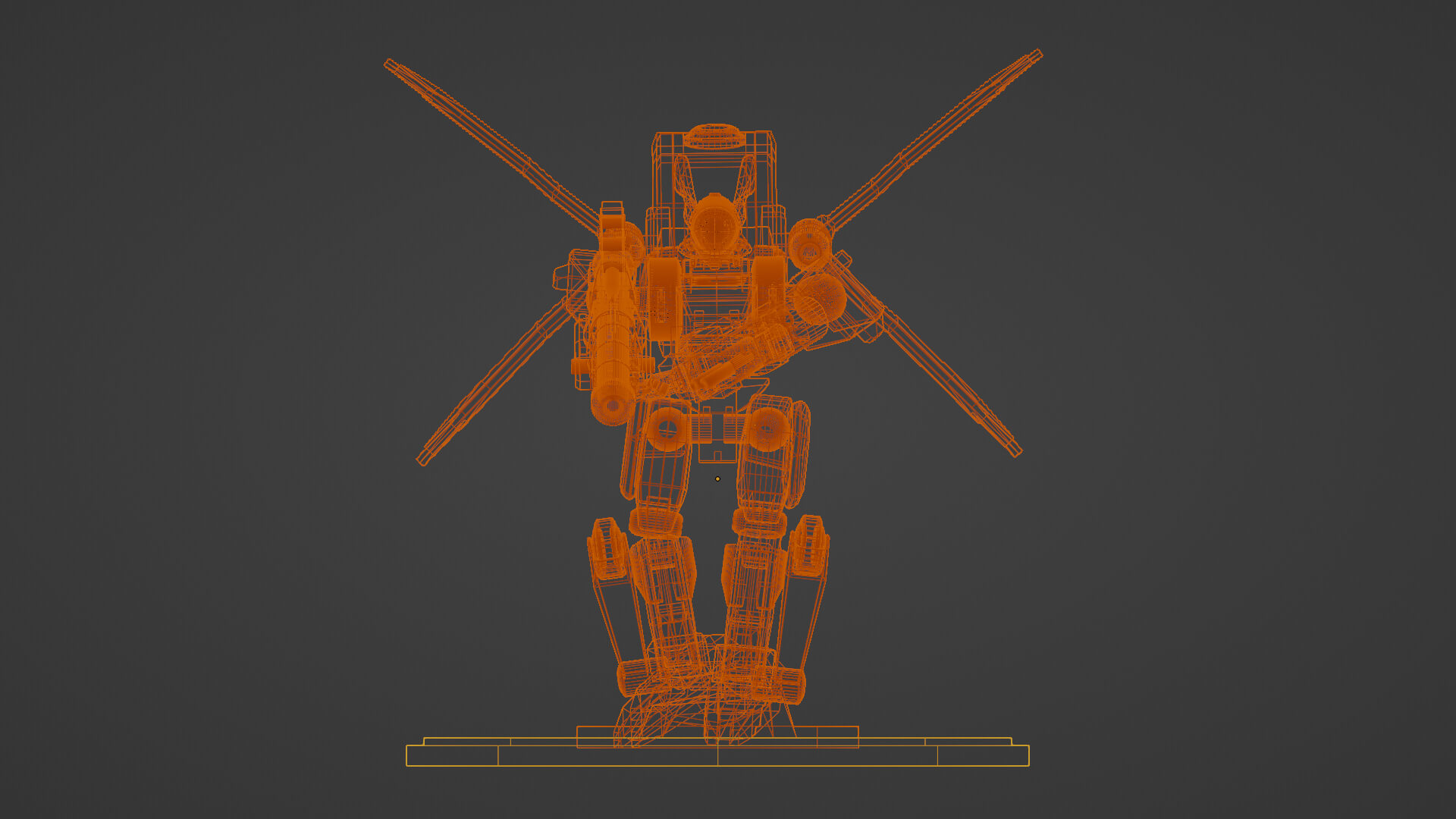 Knightmare Sutherland Orange Flying Ag Bazooka - 3D Model by Redclay777