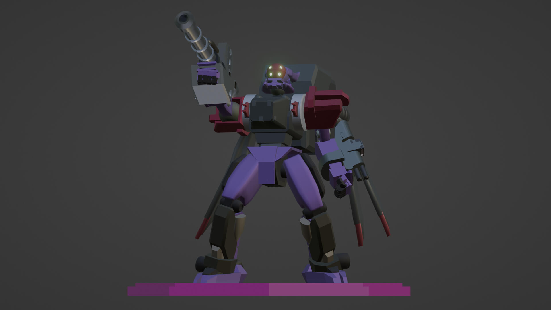 Orange Sutherland Anti Air Bazooka - 3D Model by Redclay777