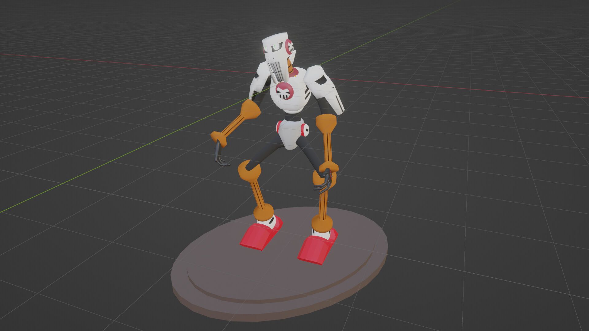 Skullmanexe Creeping - 3D Model by Redclay777