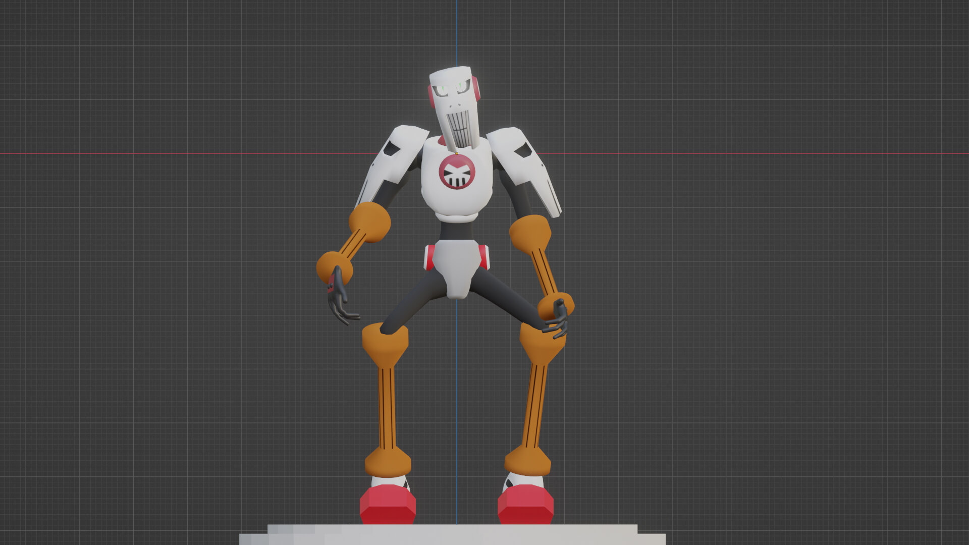 Skullmanexe Creeping - 3D Model by Redclay777