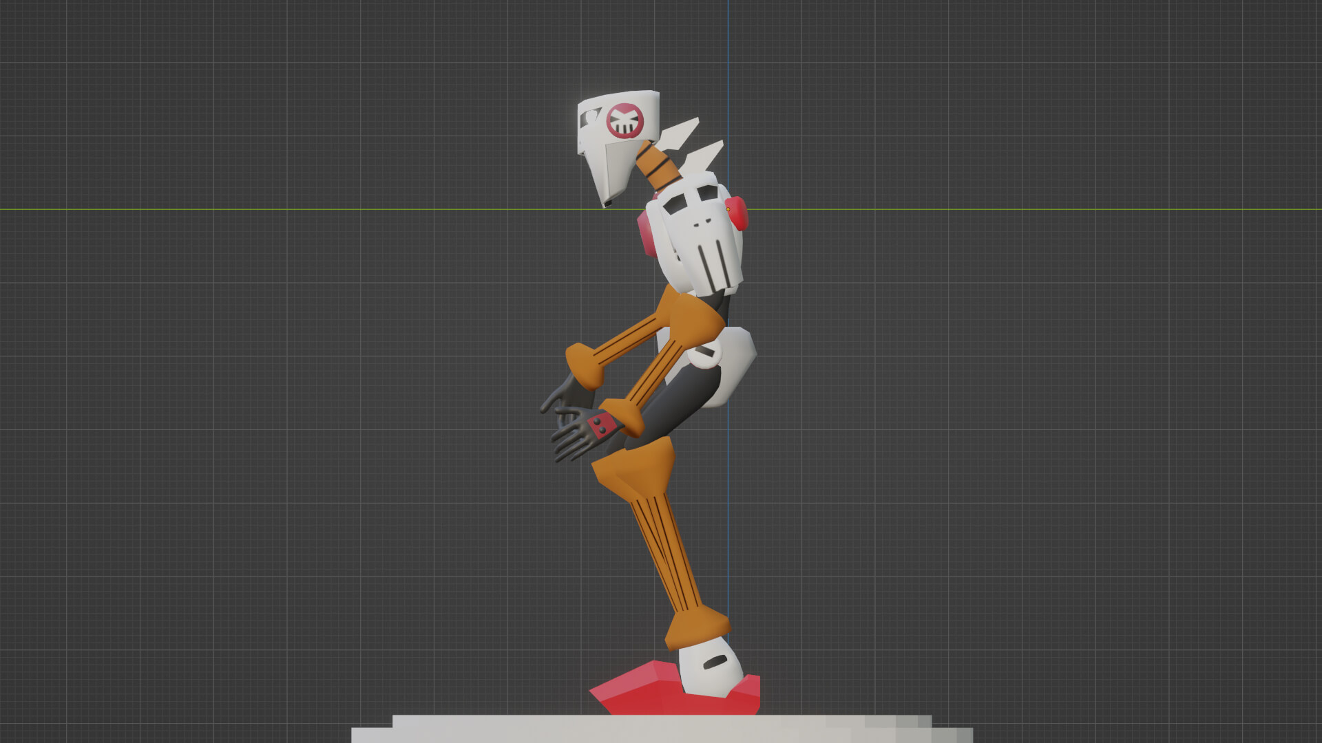 Skullmanexe Creeping - 3D Model by Redclay777