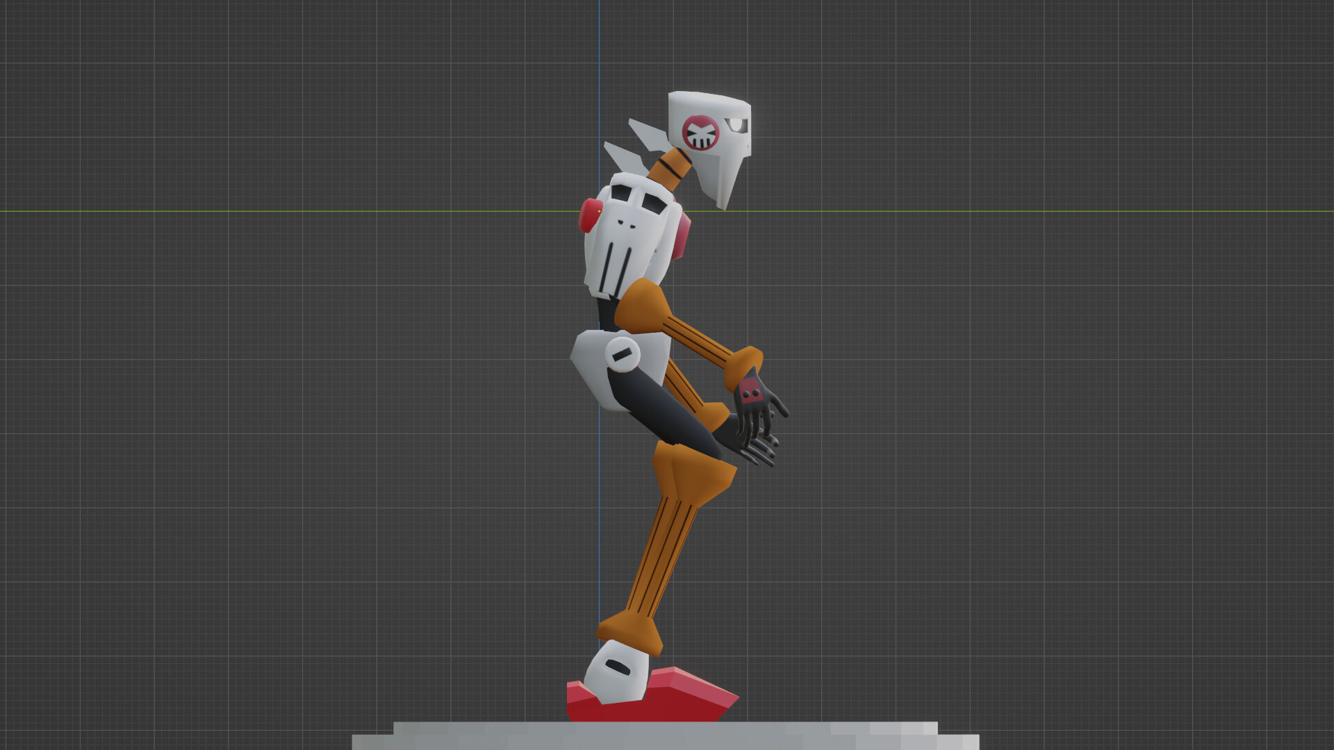 Skullmanexe Creeping - 3D Model by Redclay777