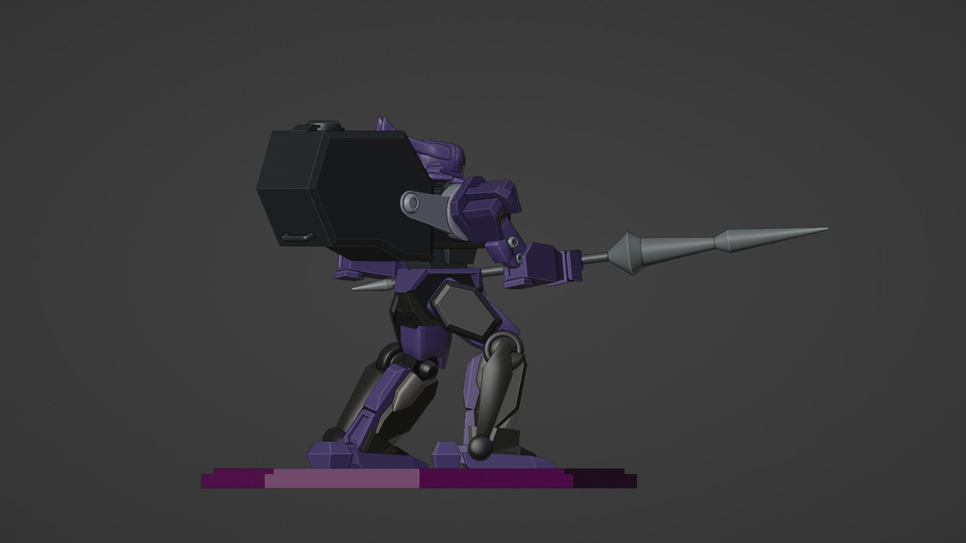 Sutherland Forward Spear Thrust - 3D Model by Redclay777