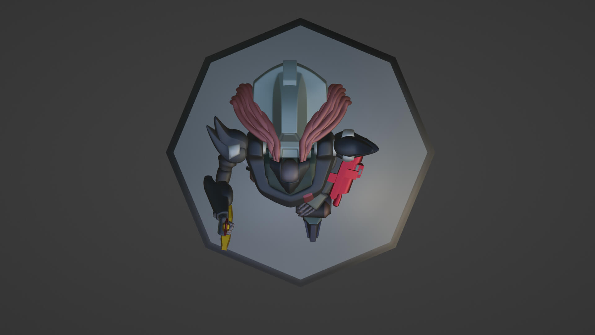 Tohdoh Gekka Armed Stand by Code Geass - 3D Print Model by Redclay777