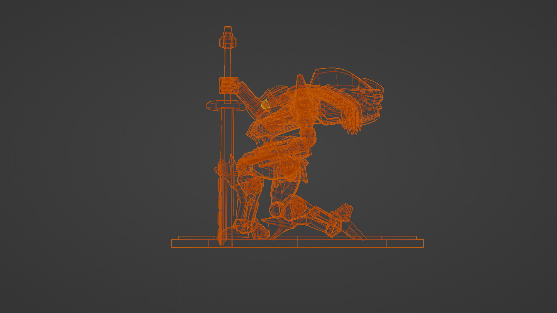 Tohdoh Gekka Armed Stand by Code Geass - 3D Print Model by Redclay777