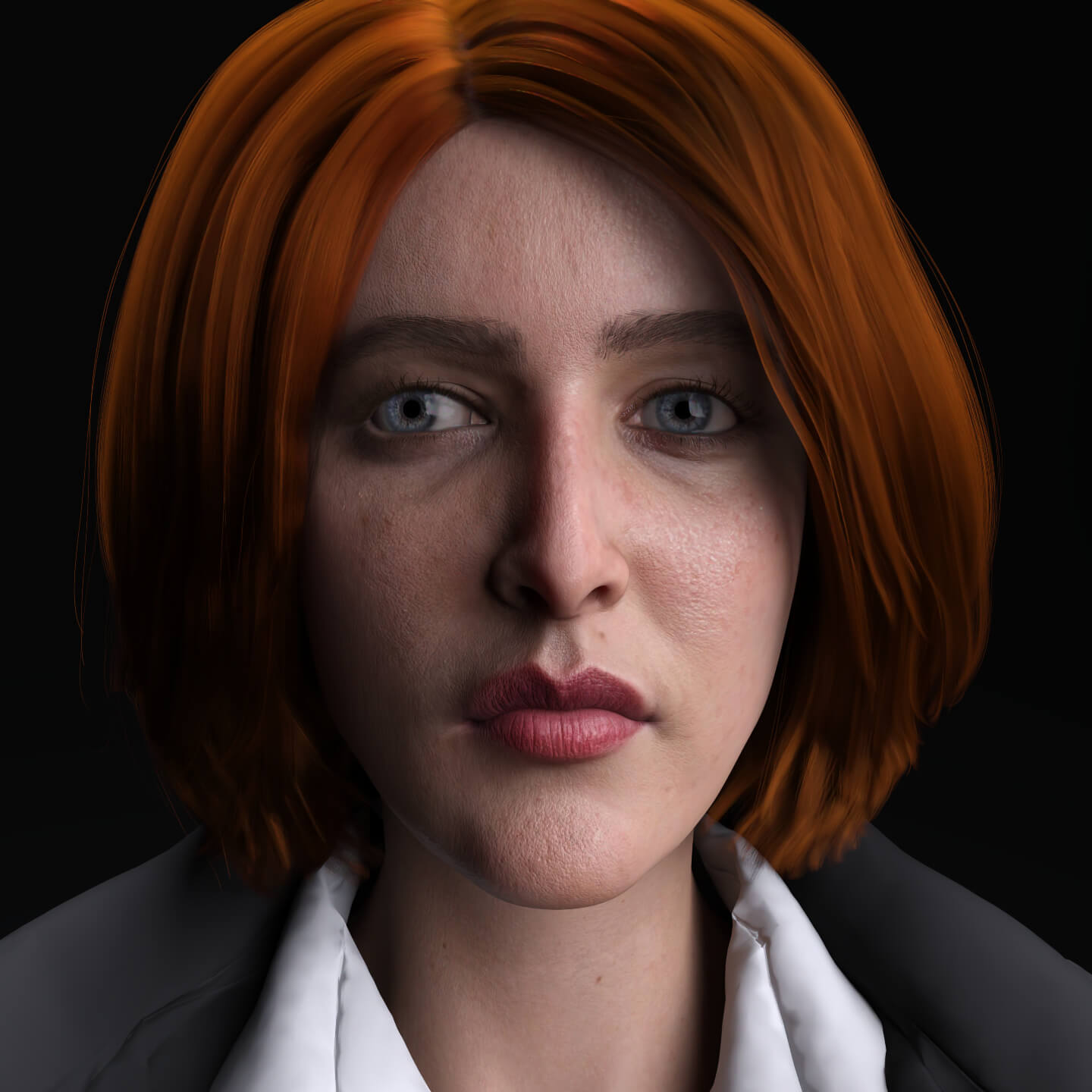 D. Scully 9 for G9 + MS FBI Agent Suit - Daz Content by redmagnet