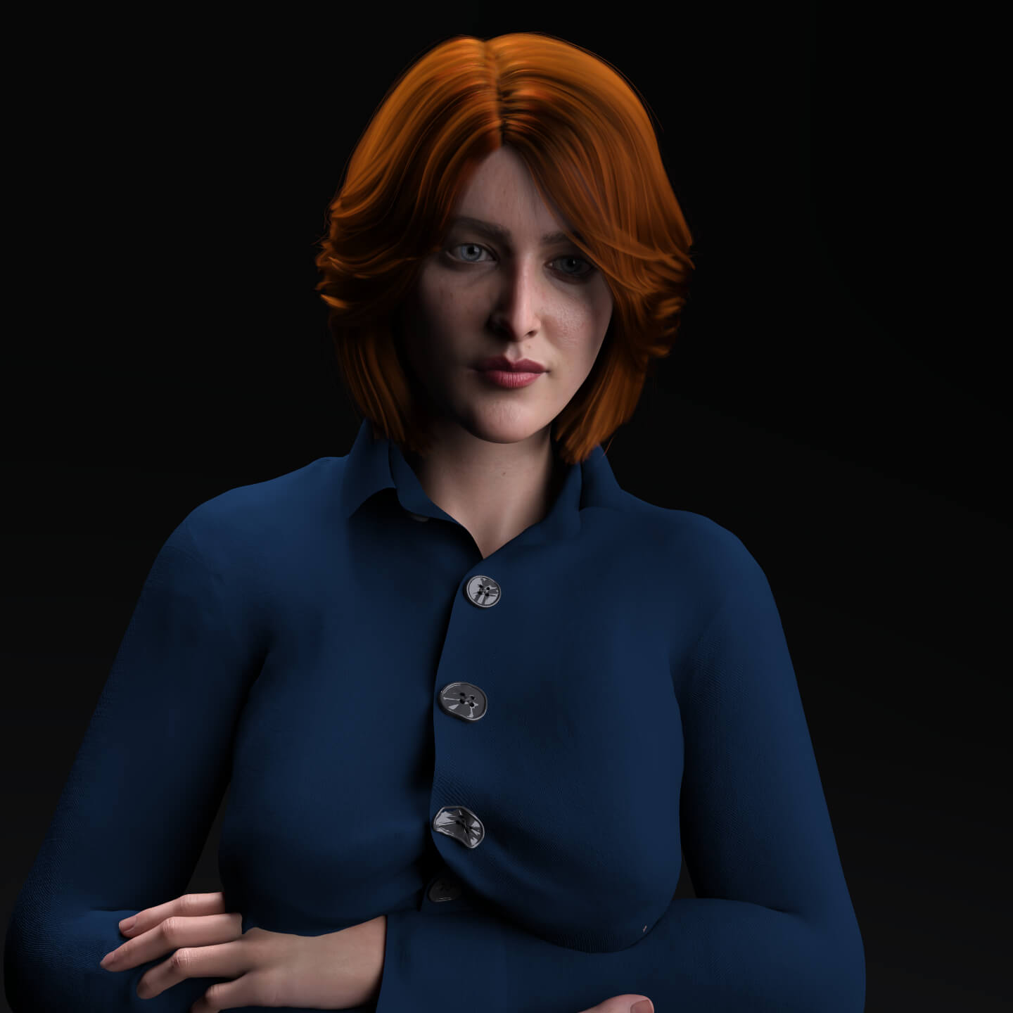 D. Scully 9 for G9 + MS FBI Agent Suit - Daz Content by redmagnet