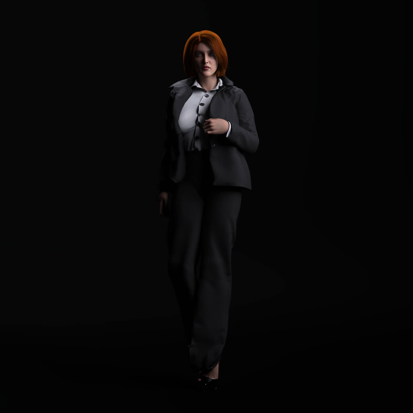 D. Scully 9 for G9 + MS FBI Agent Suit - Daz Content by redmagnet
