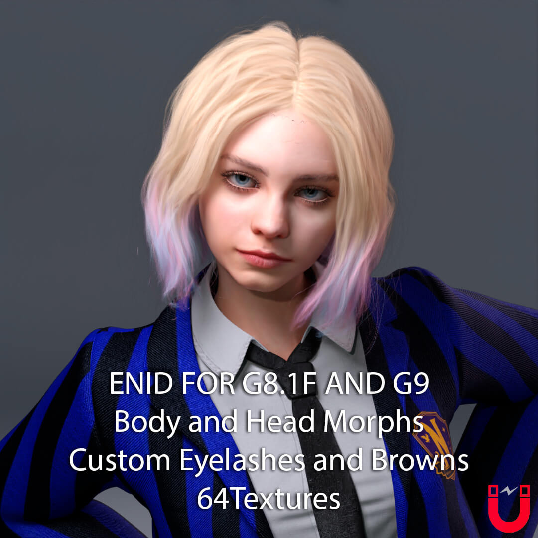 Enid for G8.1F and G9 - Daz Content by redmagnet