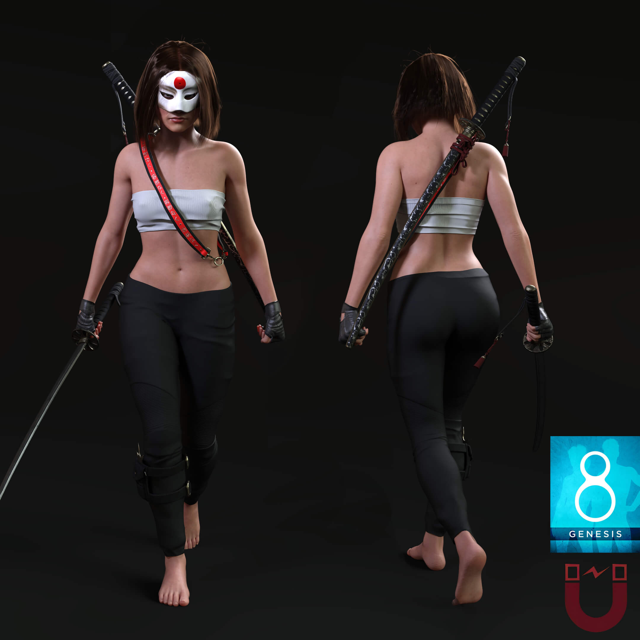 Kimiko for G8.1F and G9 - Daz Content by redmagnet