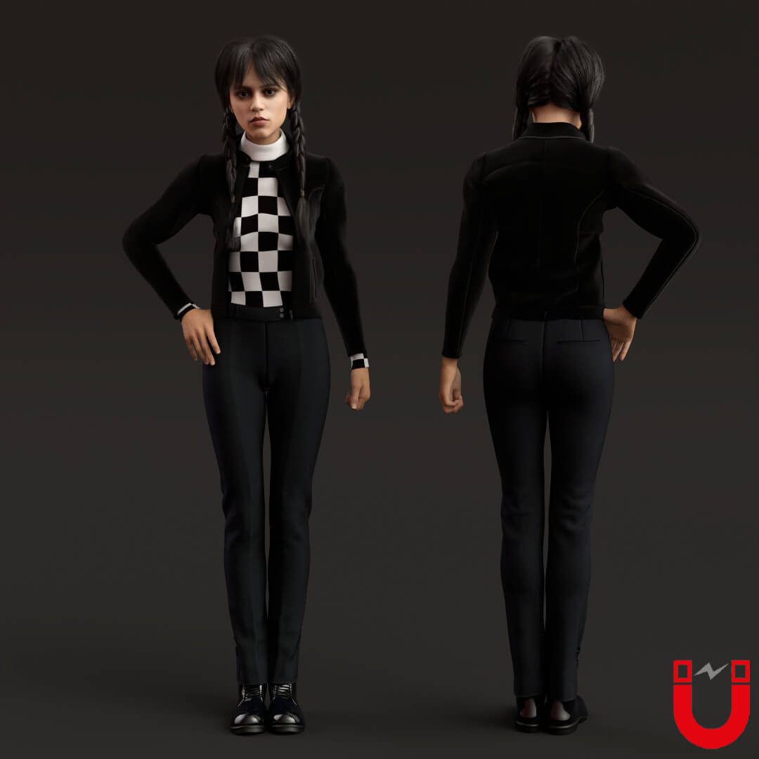 Wednesday for G8.1F and G9 - Daz Content by redmagnet