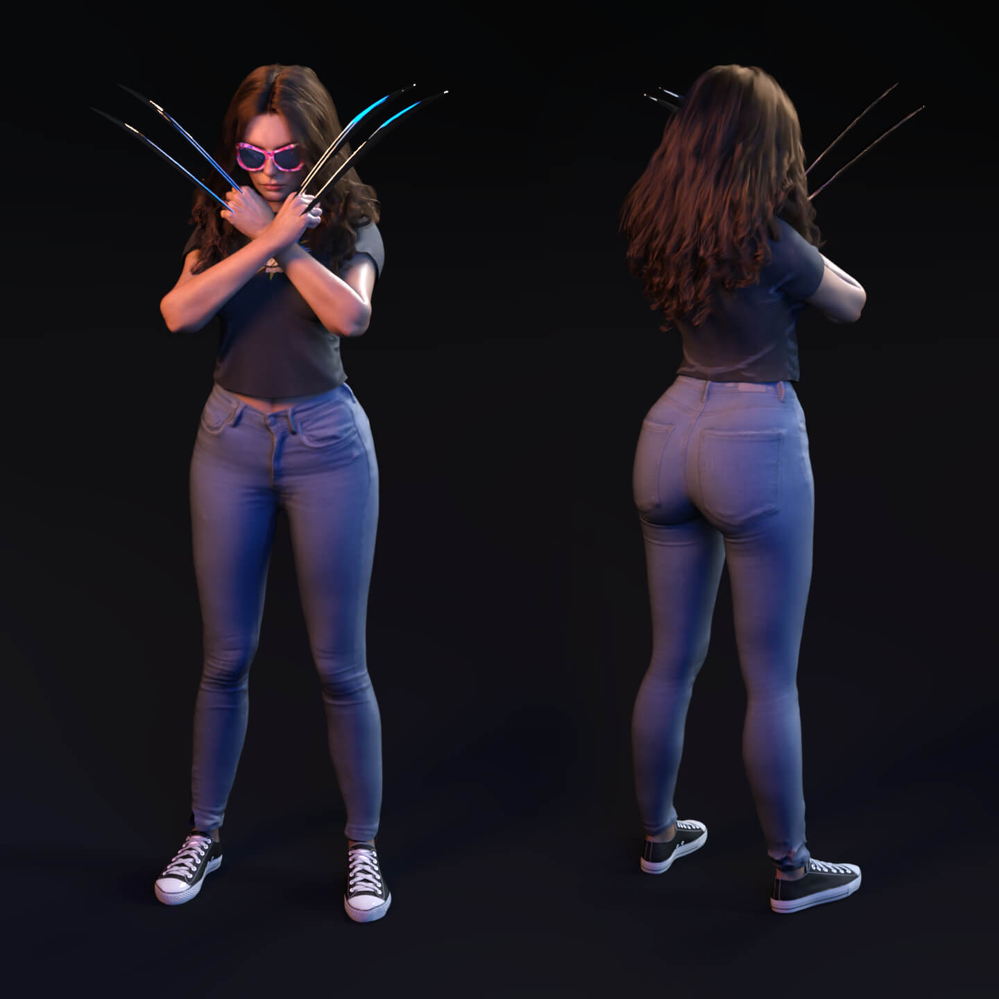 X23 Aka Jecki Lon for G9 - Daz Content by redmagnet