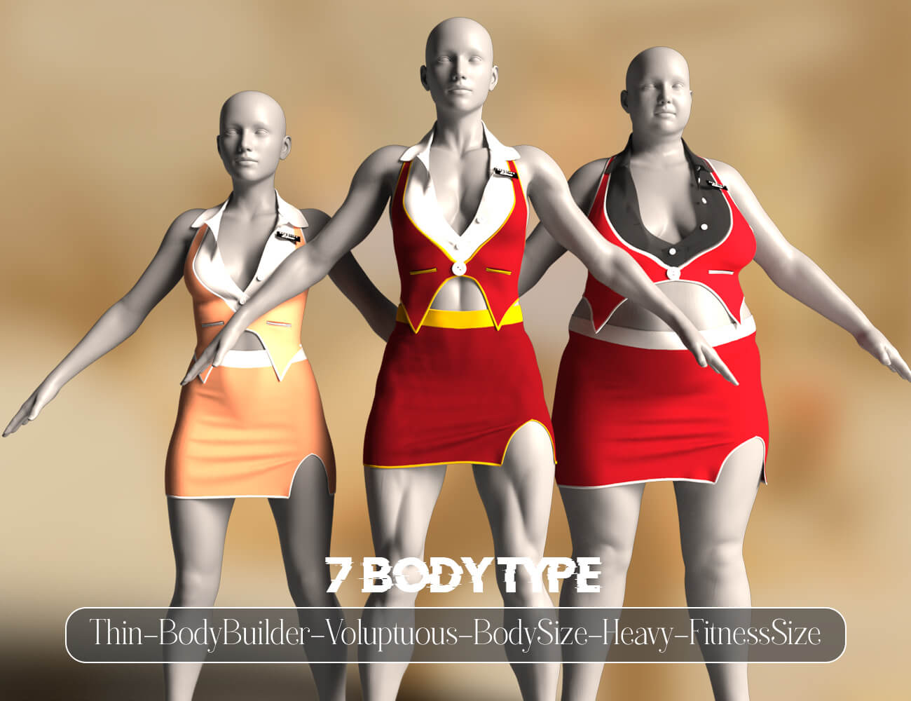 RQL-dForce Casino Dealer Outfit With Open Top G8F & G8.1 Daz Content by ...