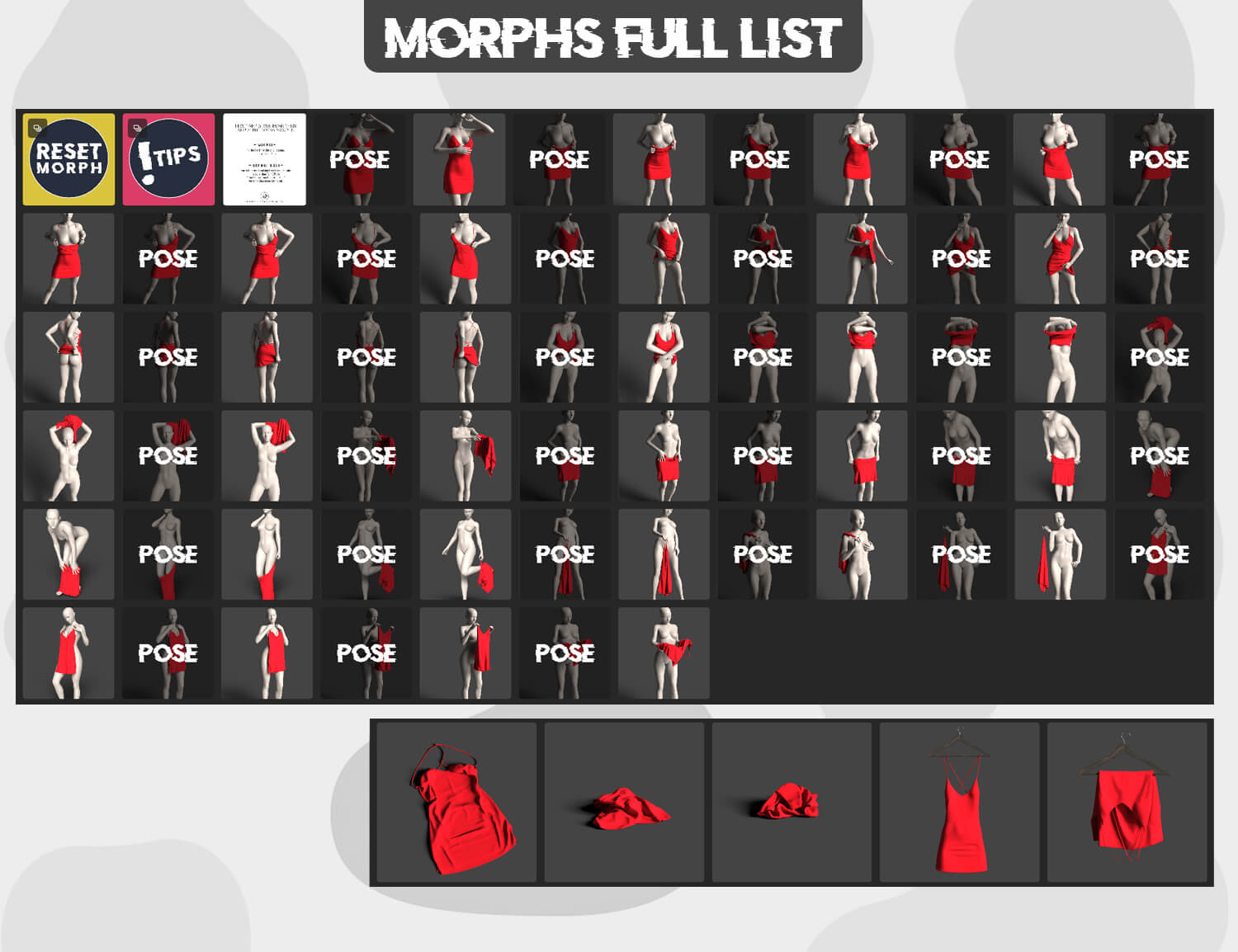 RQL-dForce Deep V Strappy Slip Dress G8F & G 8.1 F Daz Content by RedQLips