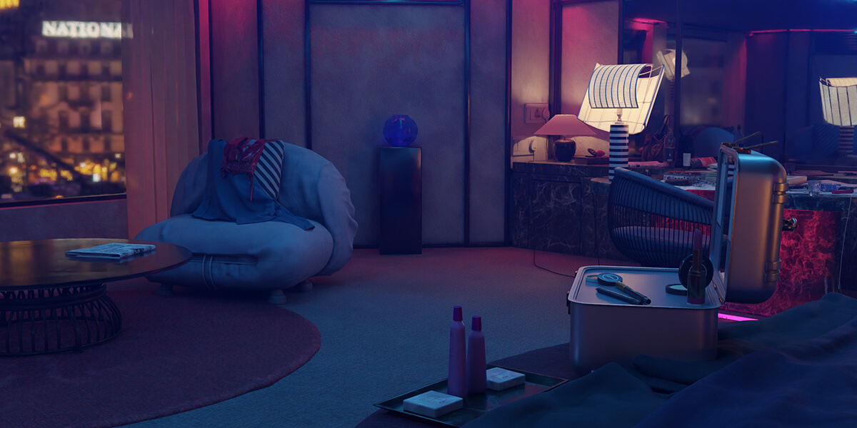 Atomic Room Asset Pack - 3D Model by redrust