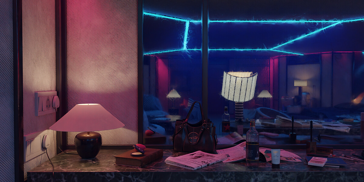 Atomic Room Asset Pack - 3D Model by redrust