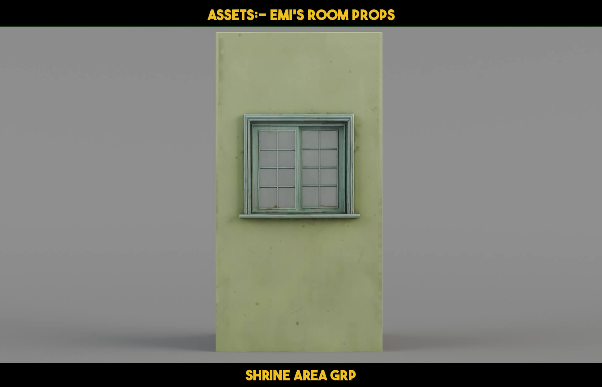 Emi's Room - Shrine Area Props 3D Model by redrust