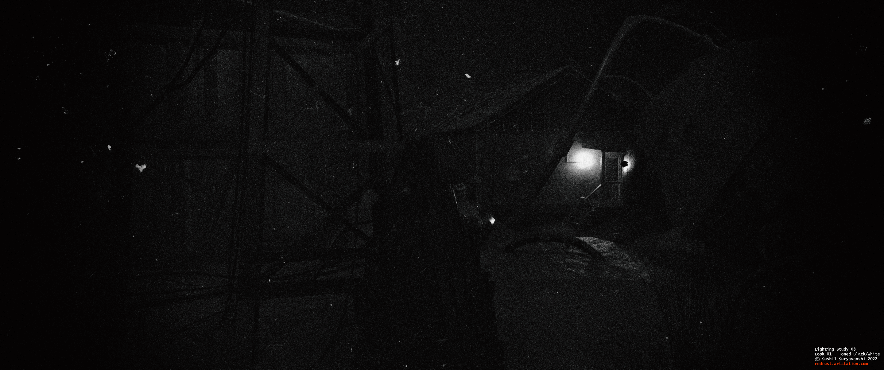 LS 08 Snowy House 3D Render, Digital Art by redrust