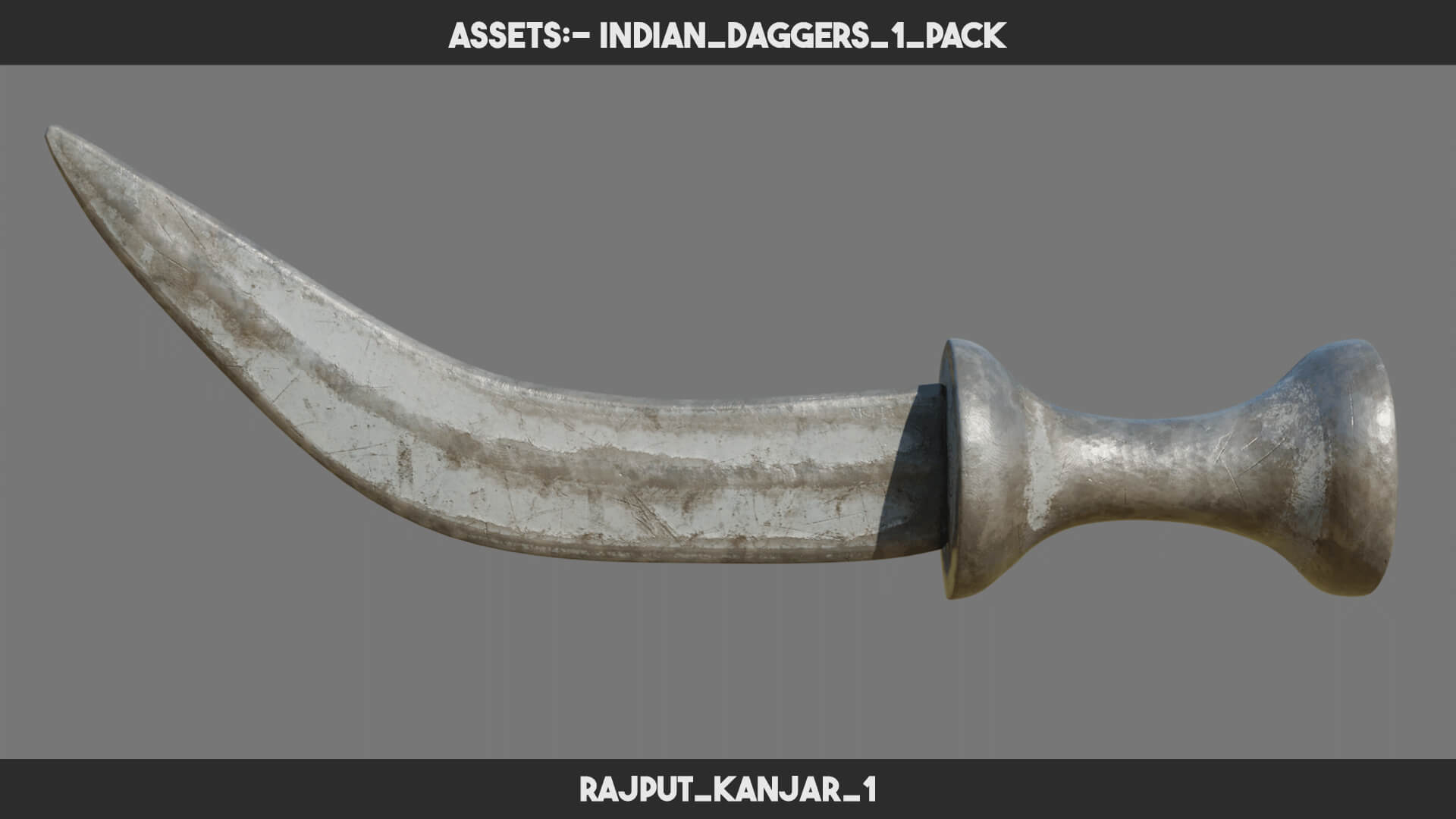 Indian Daggers 1 Pack - 3D Model by redrust
