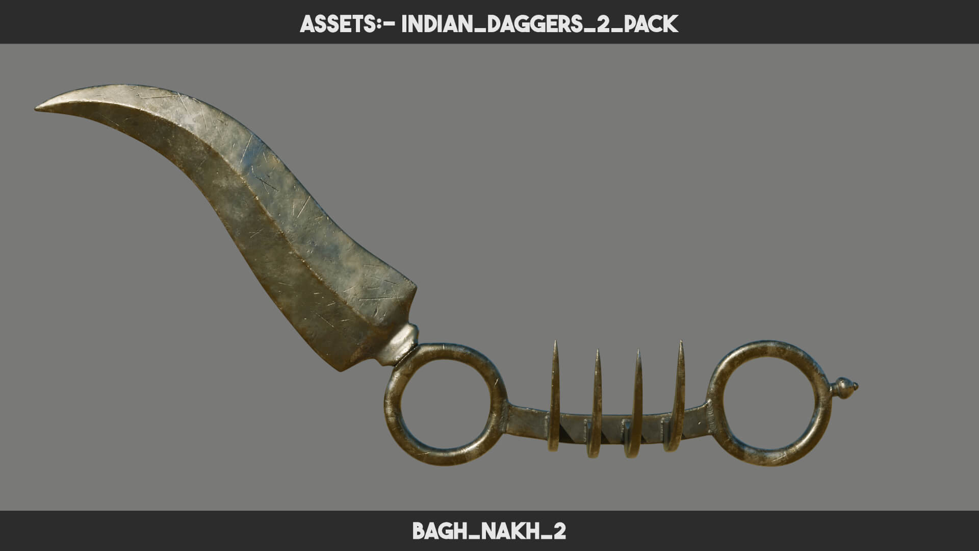 Indian Daggers Vol. 2 - 3D Model by redrust