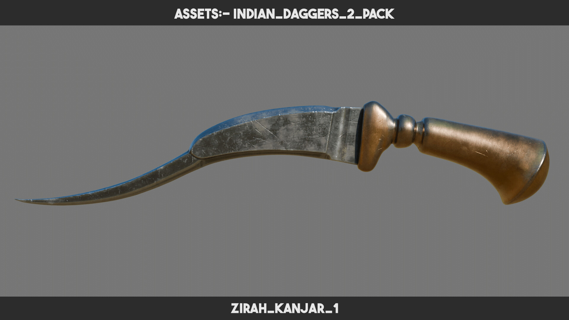 Indian Daggers Vol. 2 - 3D Model by redrust