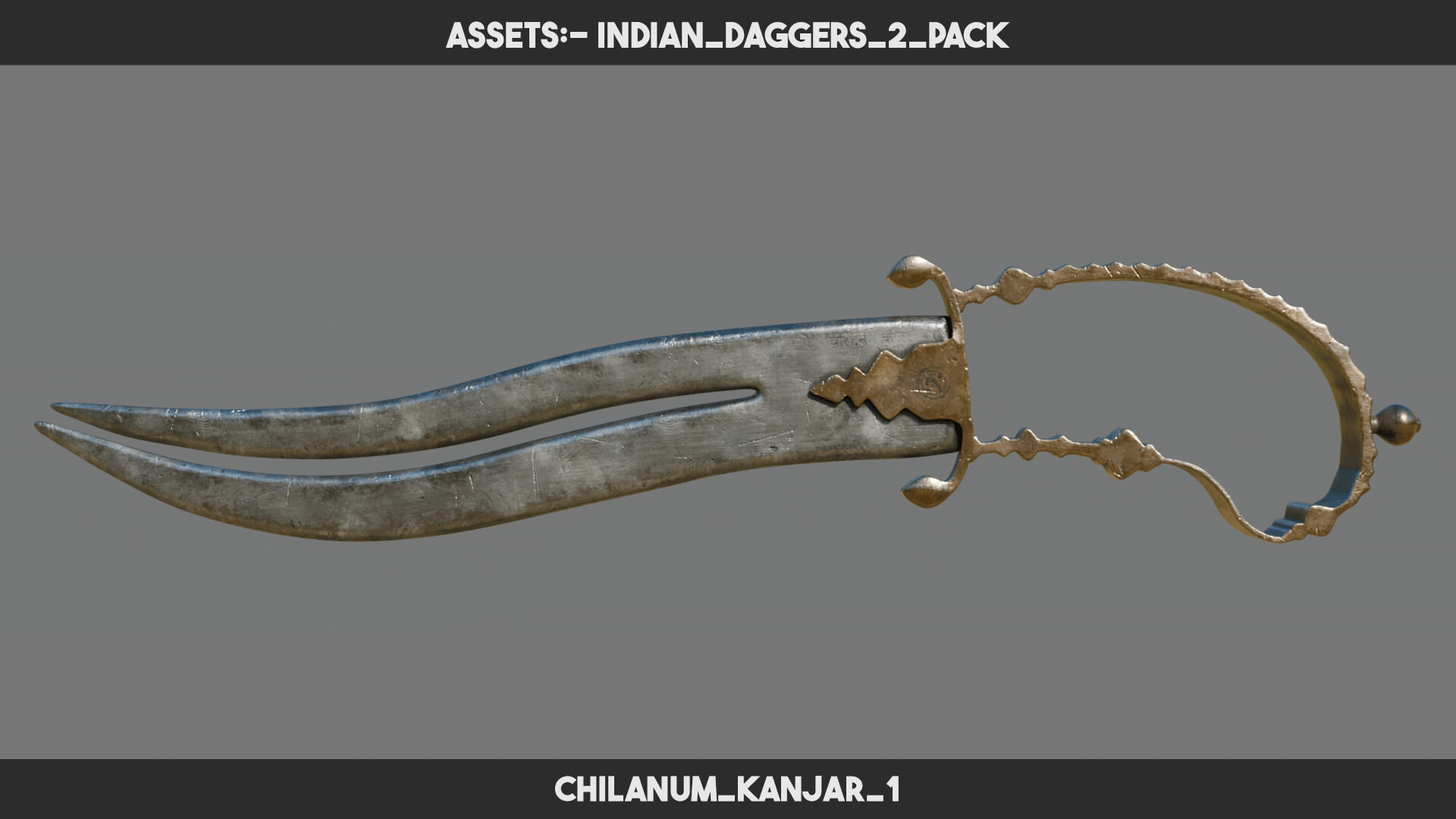 Indian Daggers Vol. 2 - 3D Model by redrust