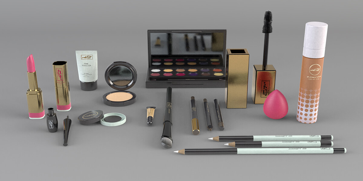 Makeup Kit 1 Pack - 3D Model by redrust
