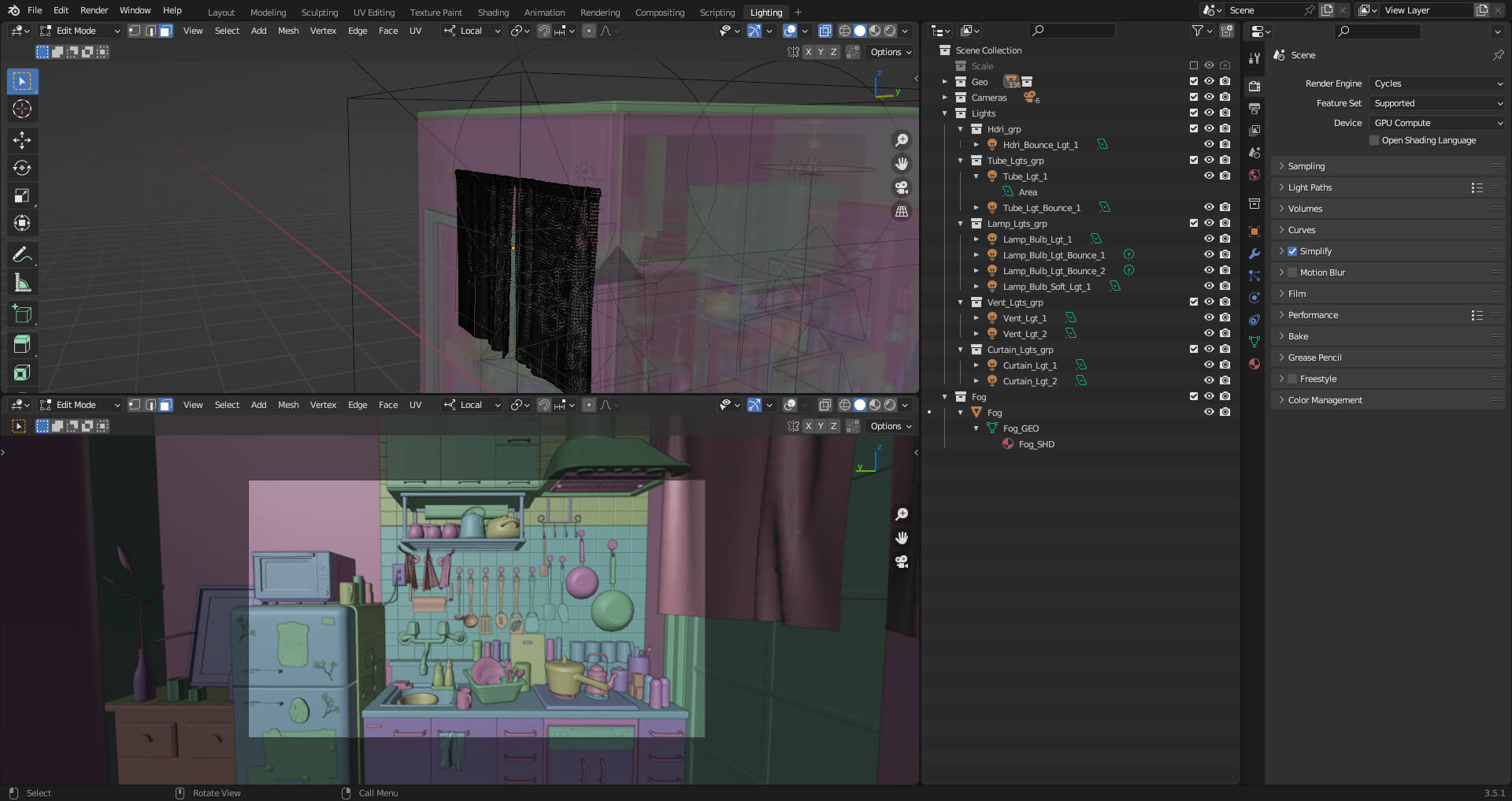 Mima Kitchen Asset Pack - 3D Model by redrust
